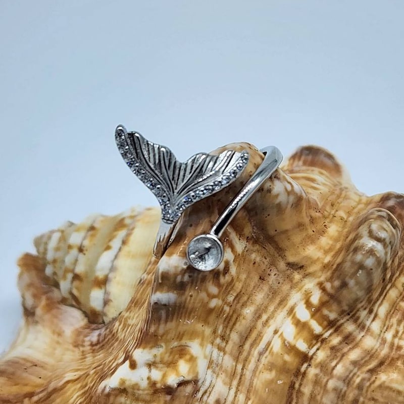 Silver Mermaid Ring - Etsy