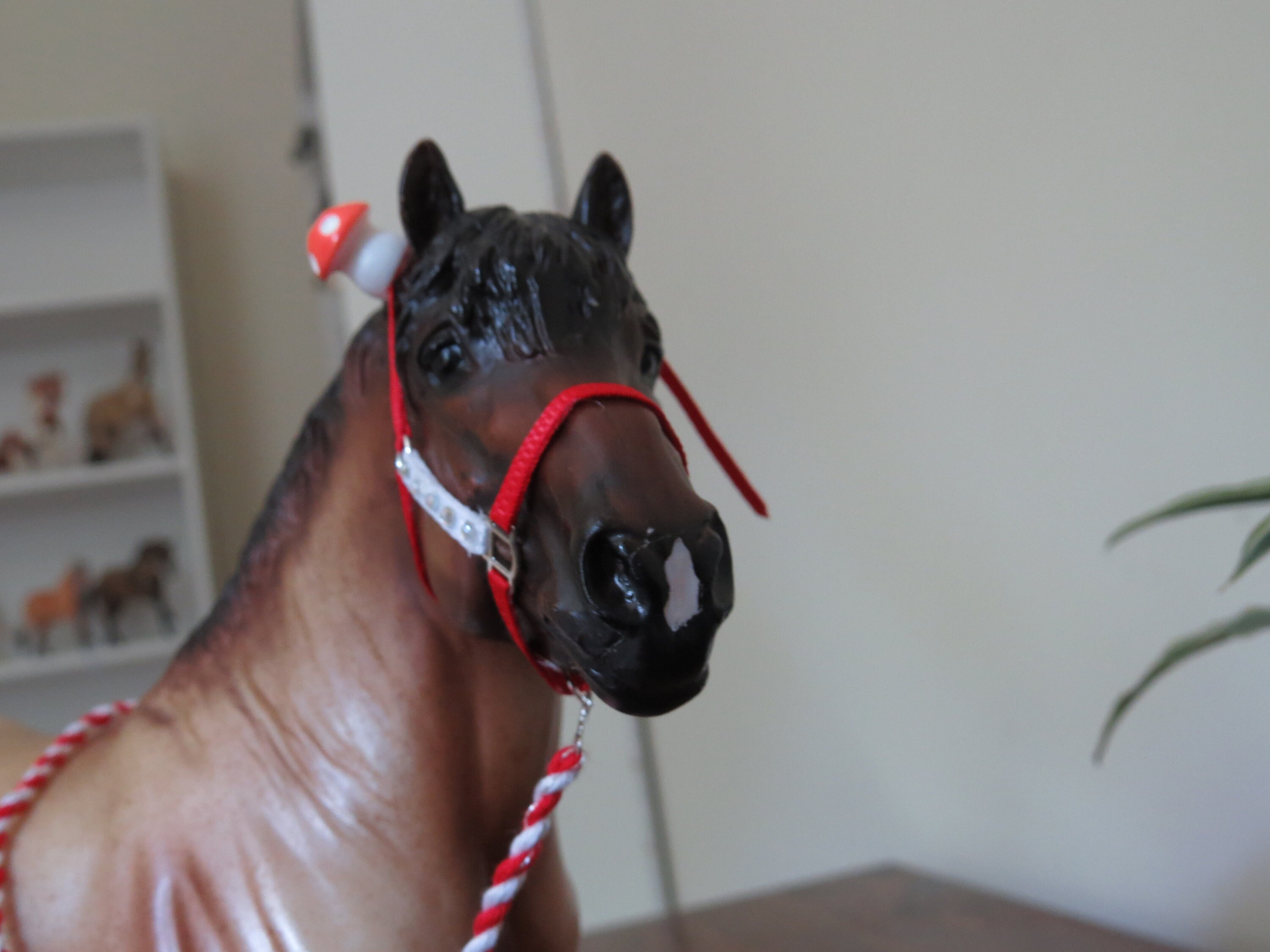 Toadstool Traditional Model Horse Halter and Lead Rope Set Fist 1/9 ...