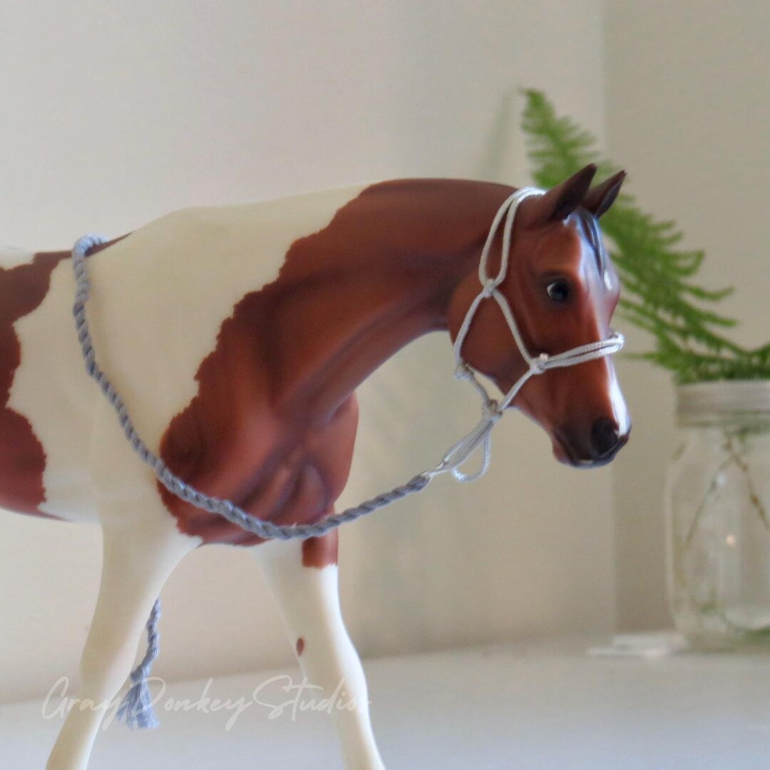 Fire Ash - Rope Halter & Lead Rope Set - 1/9 Scale Model Horses ...