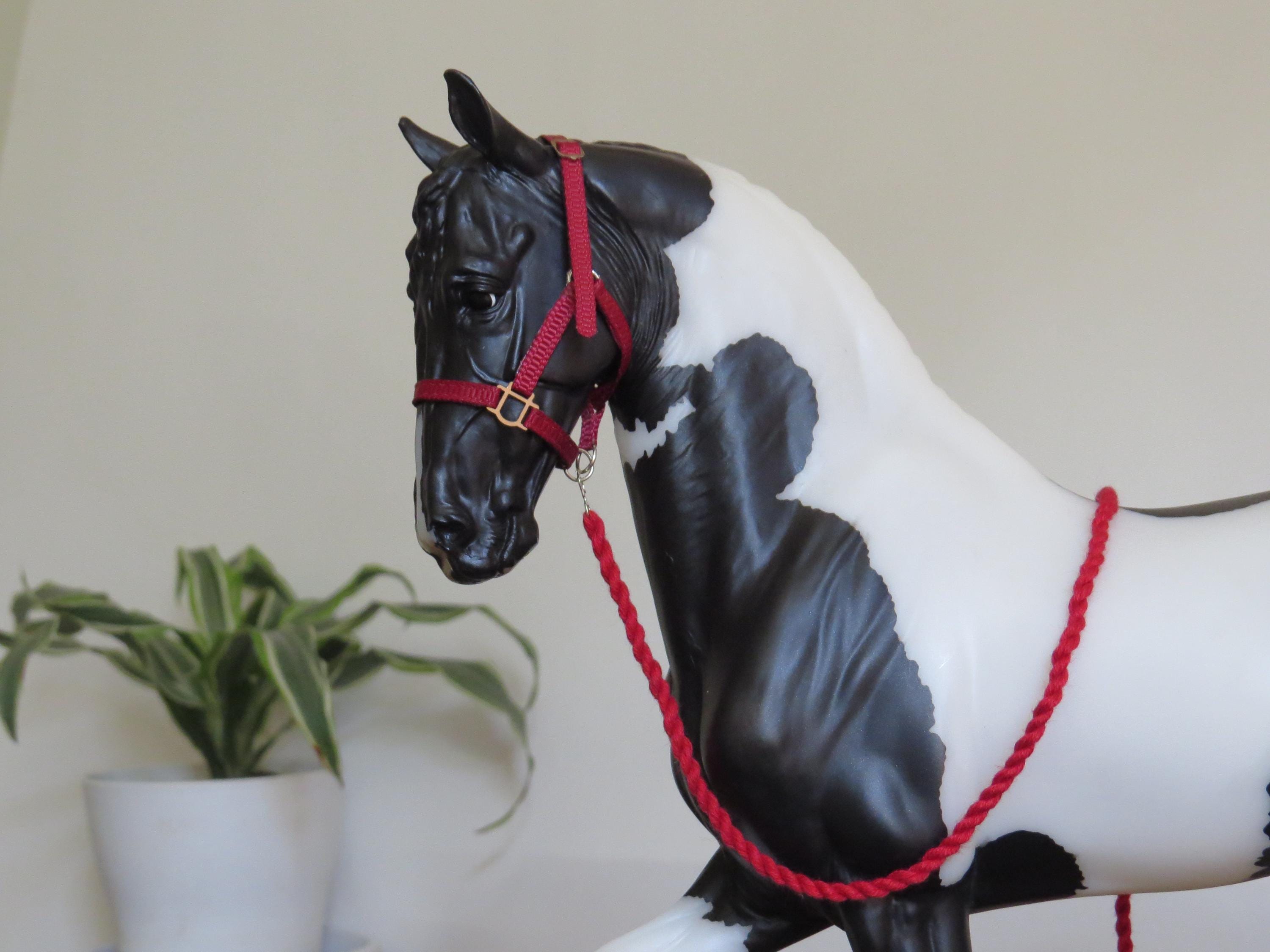 Blood Moon Traditional Model Horse Halter and Lead Rope Set Fist 1/9 ...