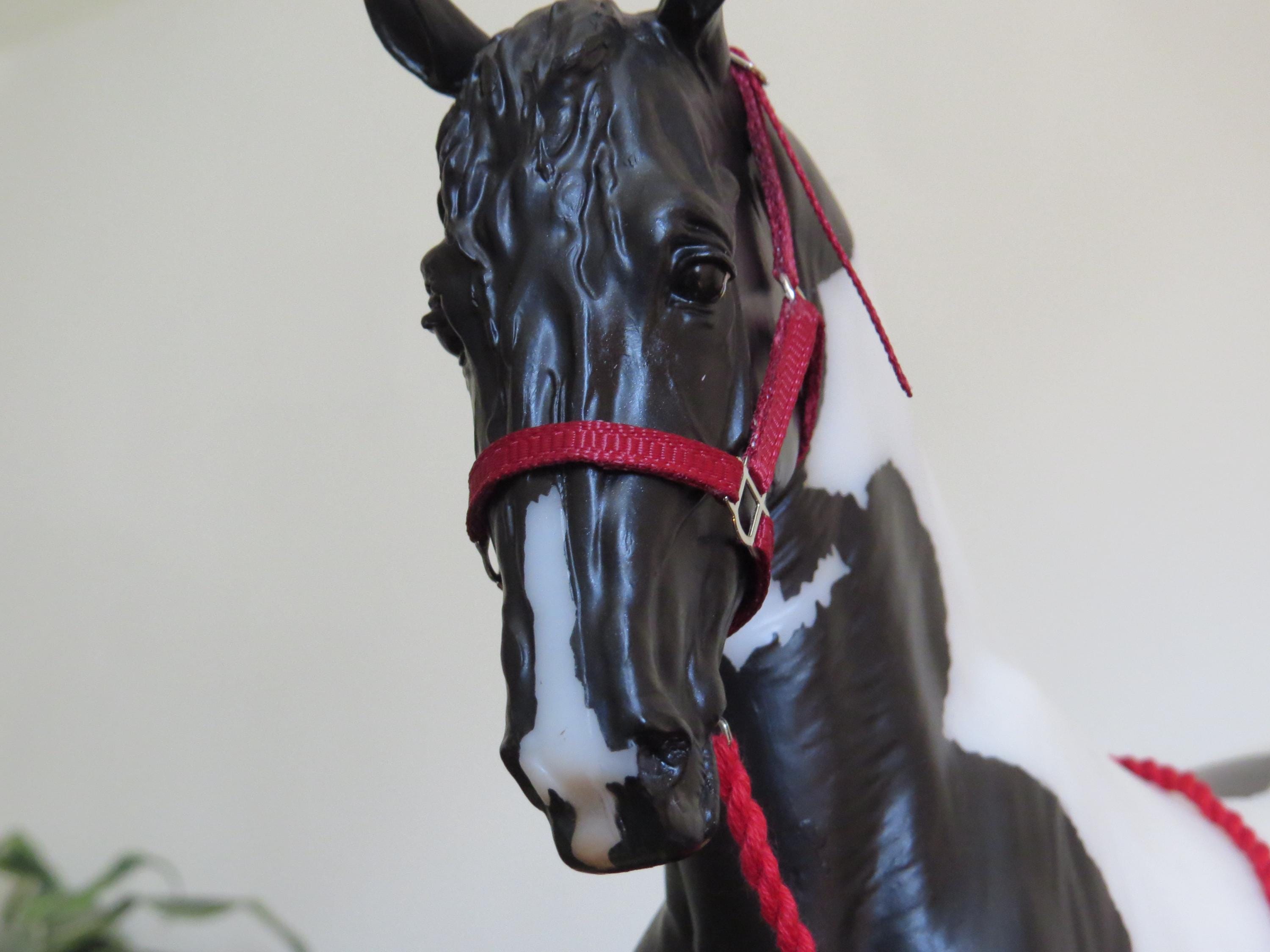 Blood Moon Traditional Model Horse Halter and Lead Rope Set Fist 1/9 ...