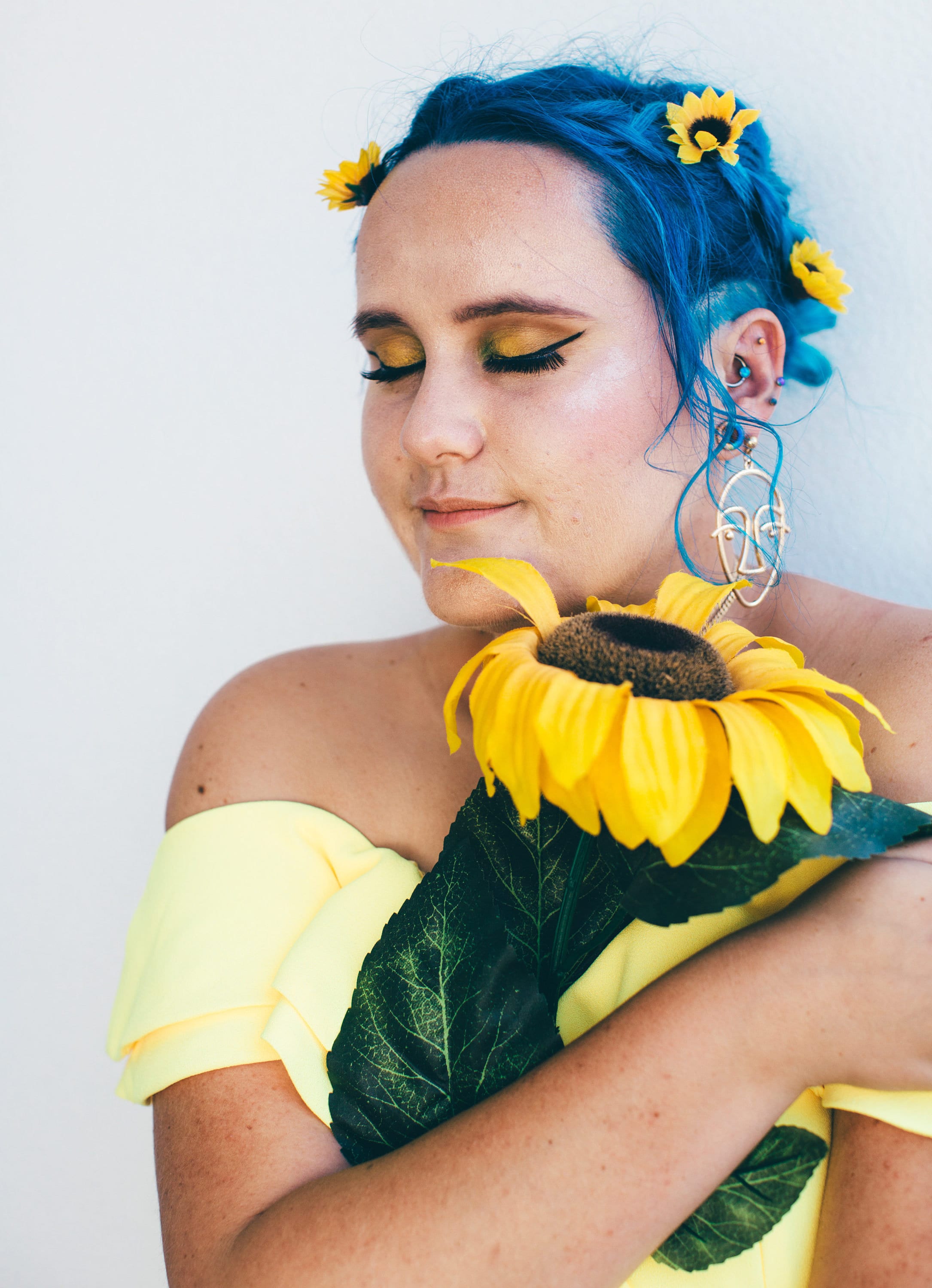 Mini Sunflower Hair Pin Sunflower Hair Clip Flower Hair Pin | Etsy