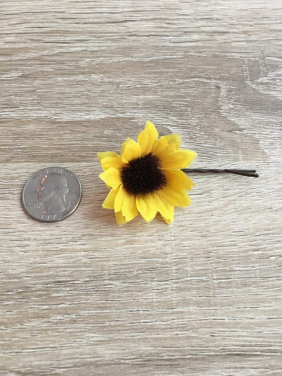 Mini Sunflower Hair Pin Sunflower Hair Clip Flower Hair Pin | Etsy
