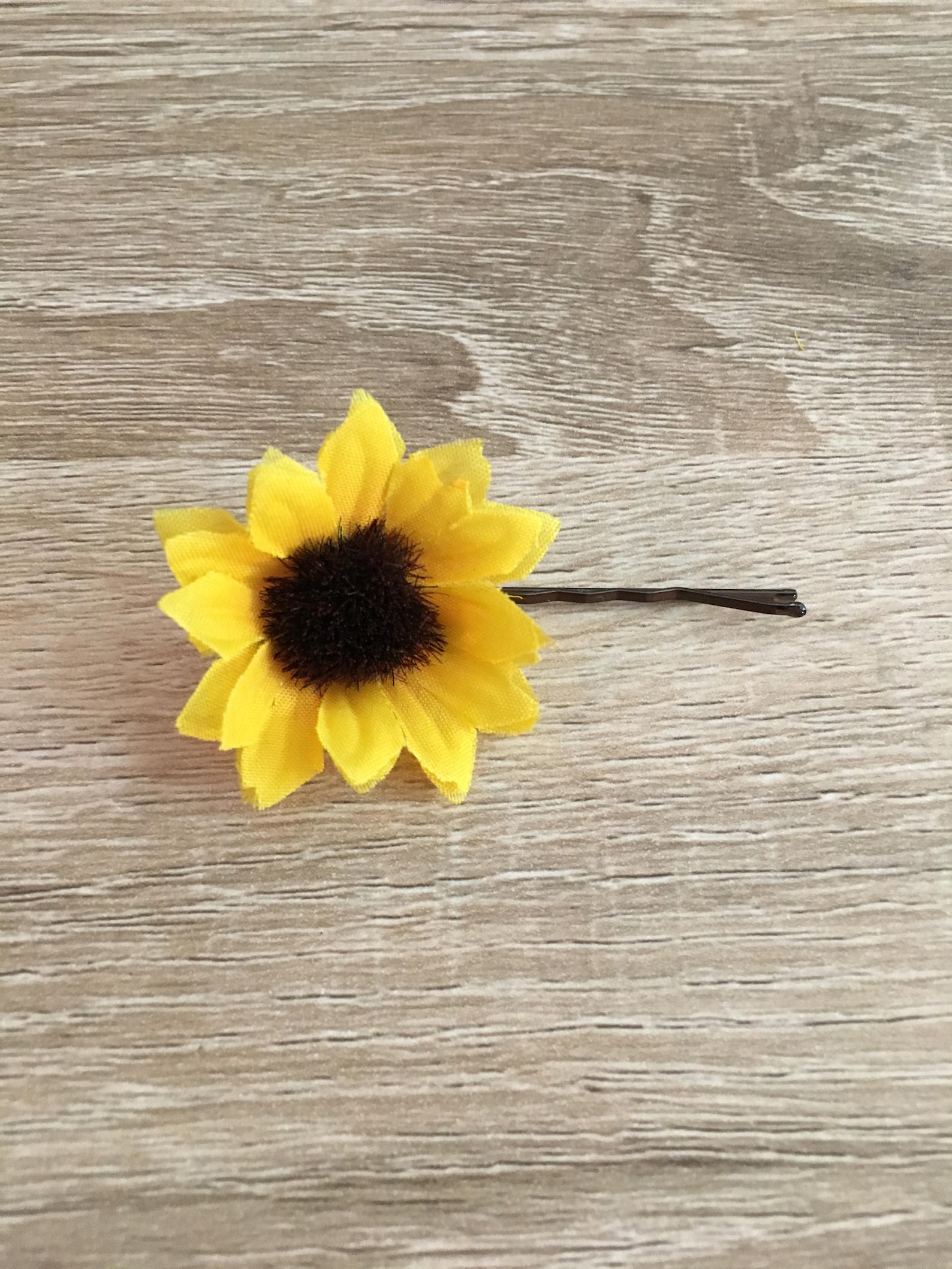 Mini Sunflower Hair Pin Sunflower Hair Clip Flower Hair Pin | Etsy