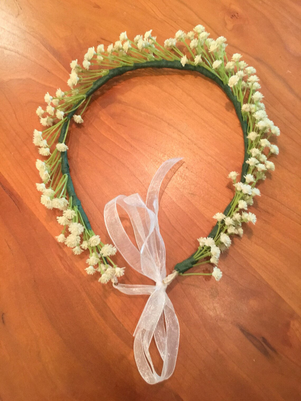 Baby's Breath Flower Crown Dainty Flower Crown | Etsy