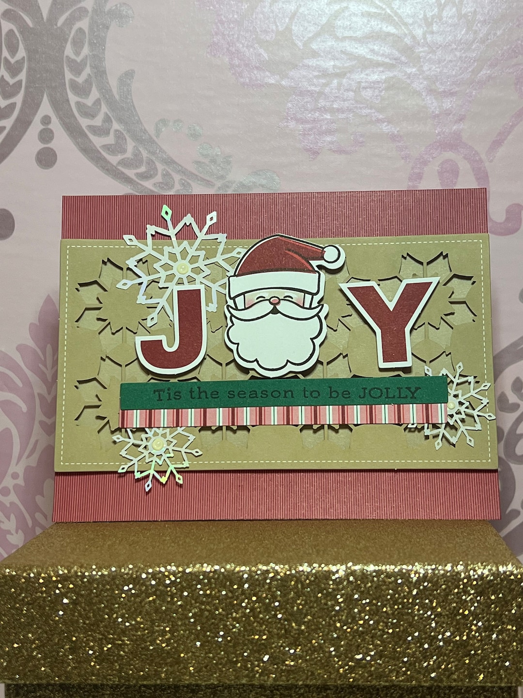 Set of Handmade Christmas Cards - Etsy