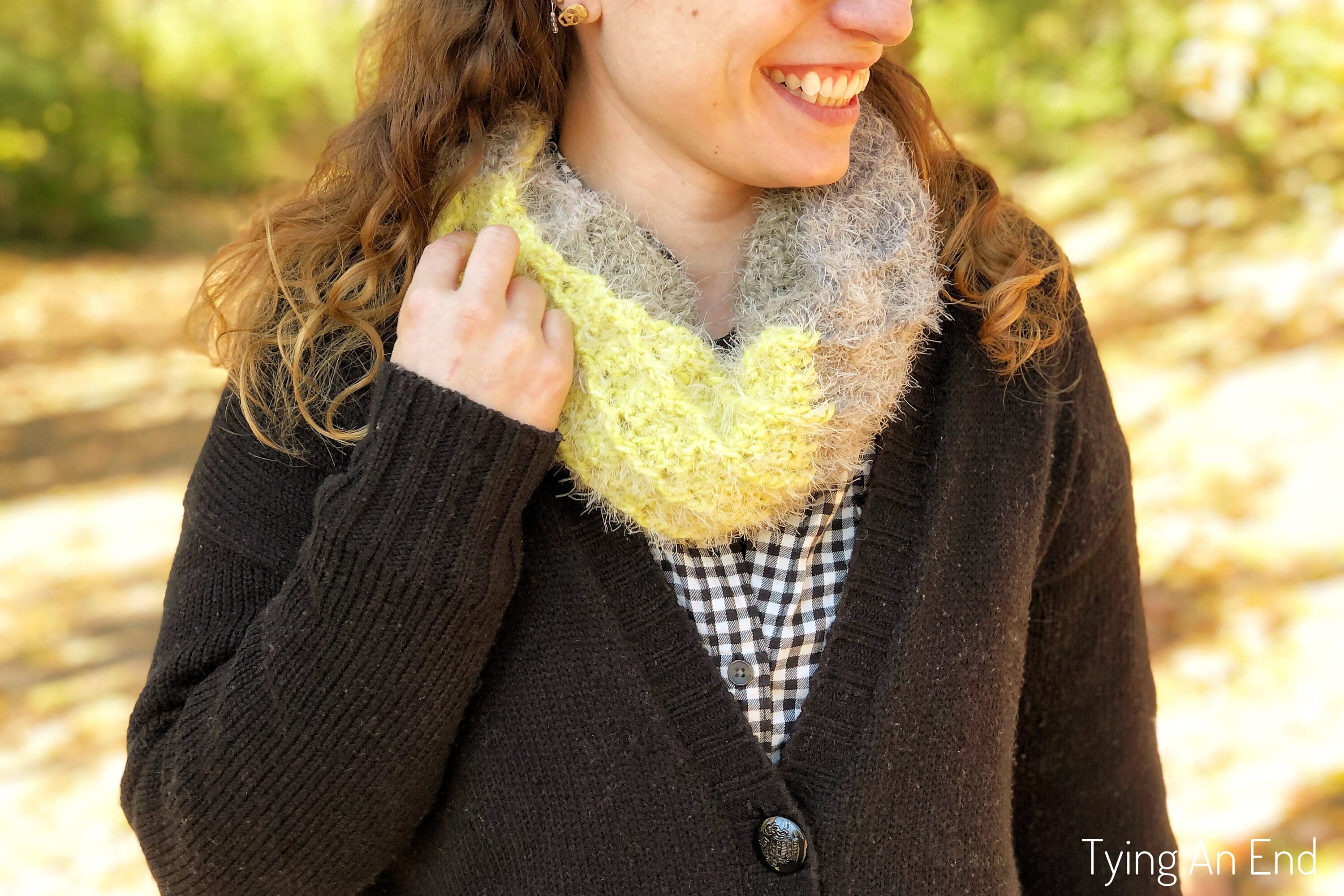 Fuzzy Infinity Scarf Crochet Pattern // PDF Pattern Fuzzy - Etsy