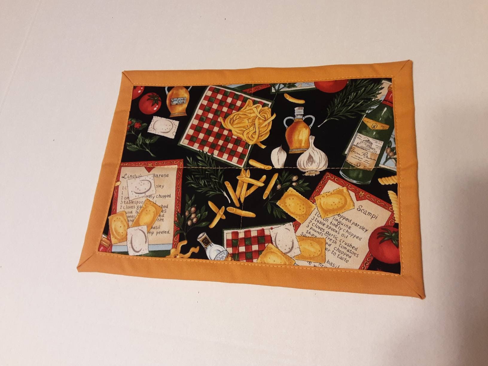 PASTA WITH RECIPES Mug Rugs with FreeU.S.A. Shipping - Etsy.de