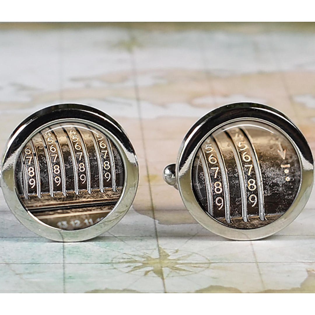 Antique Adding Machine Cufflinks, Gift for CPA, Accountant or Finance ...