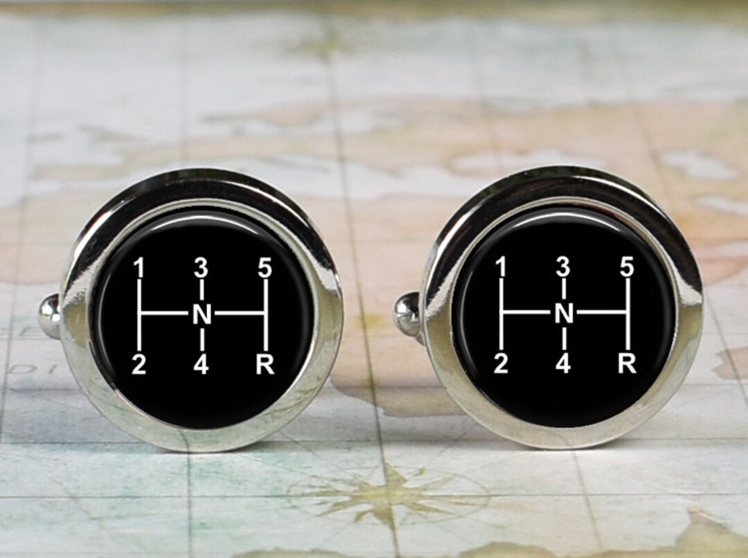 Gear Shift Cufflinks, 5-speed Transmission Cufflinks Automobile Cuff Links Gift for Auto ...