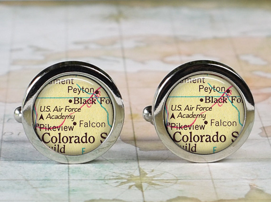 US Air Force Academy Cufflinks Air Force Cufflinks Colorado | Etsy