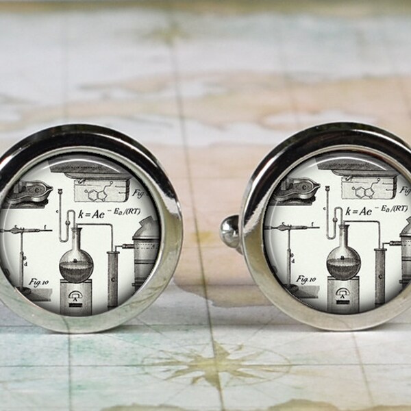 Science Cuff Links - Etsy