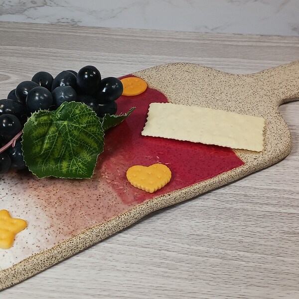 Ceramic Cheese Board - Etsy