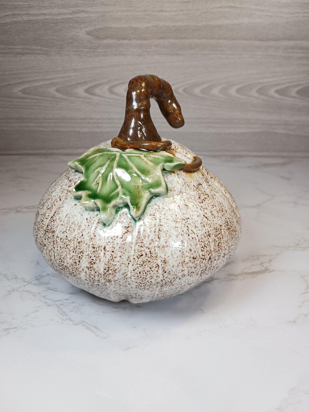 White Ceramic Pumpkin 3 - Etsy