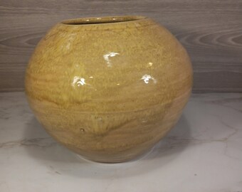 Large Round Ceramic Vase - Etsy