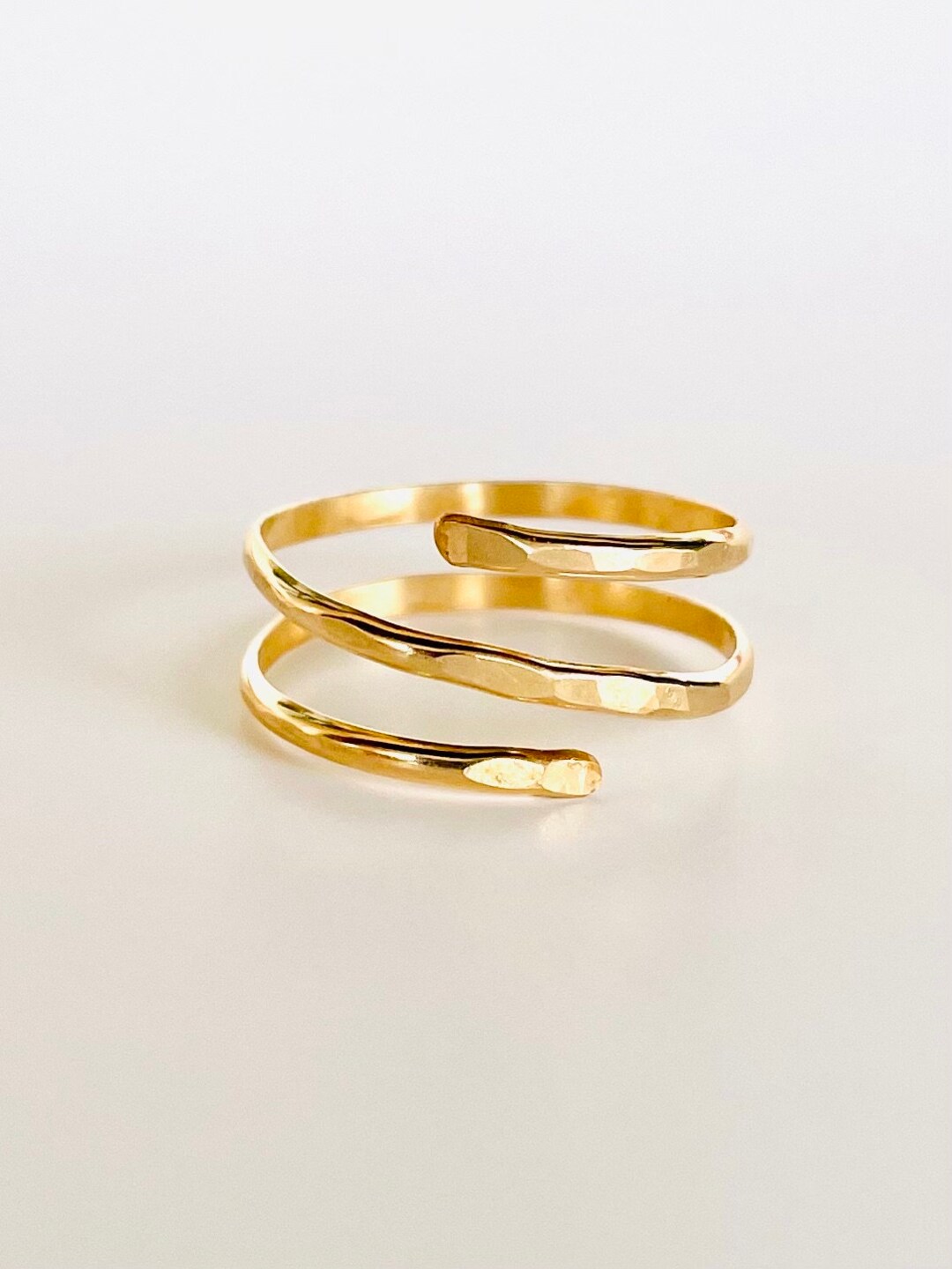 Gold Filled Ring, Minimalist Wrap Ring, 14k Gold Filled, Stacking Ring ...