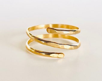 14k Gold Wrap Ring | Etsy