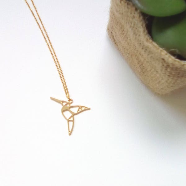 Origami Necklace - Etsy