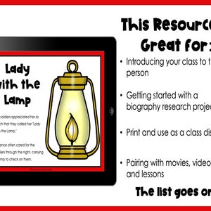 Women's History Reading Comprehension Florence Nightingale - Etsy