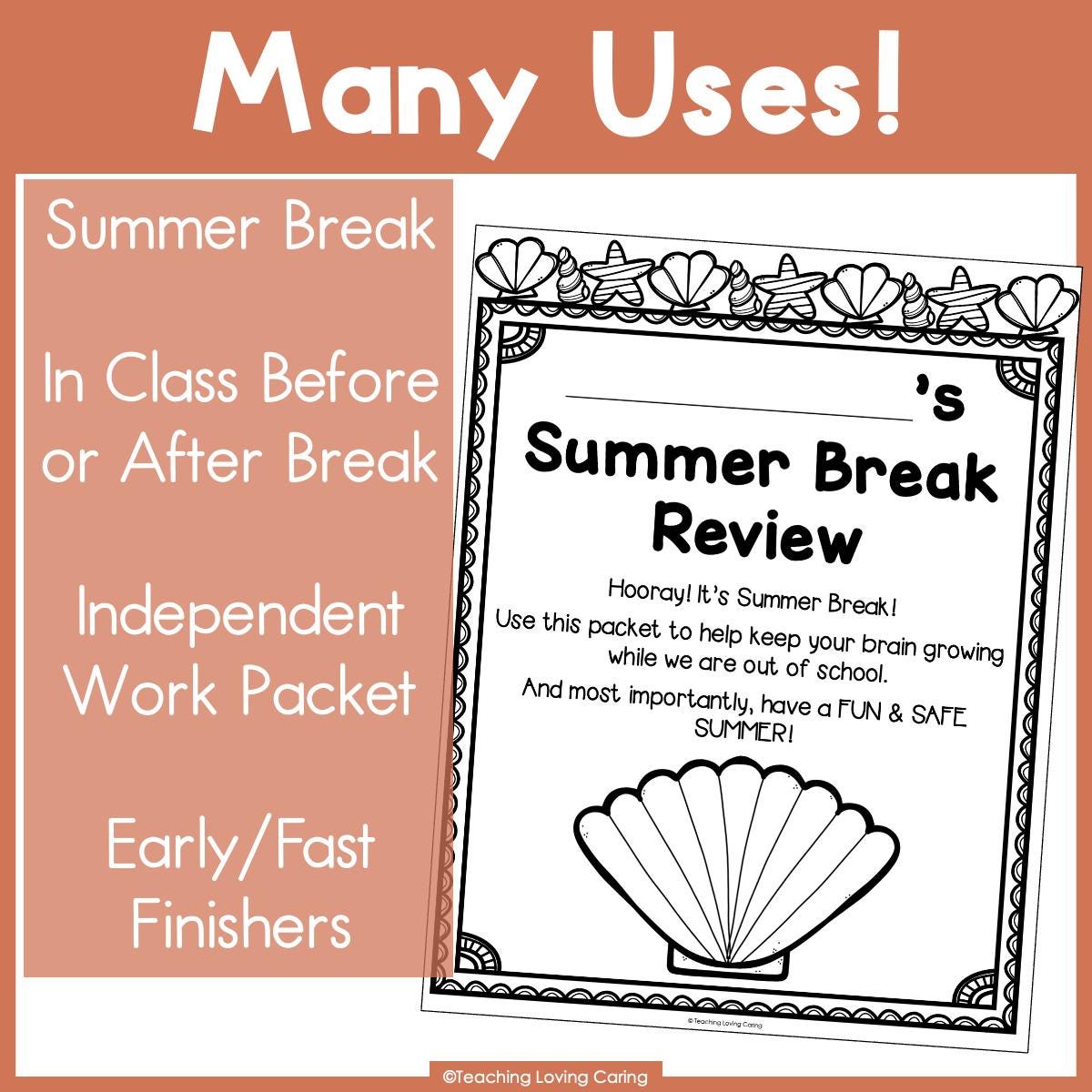 3rd Grade Summer Learning Packet, Printable Math and ELA Summer Review ...