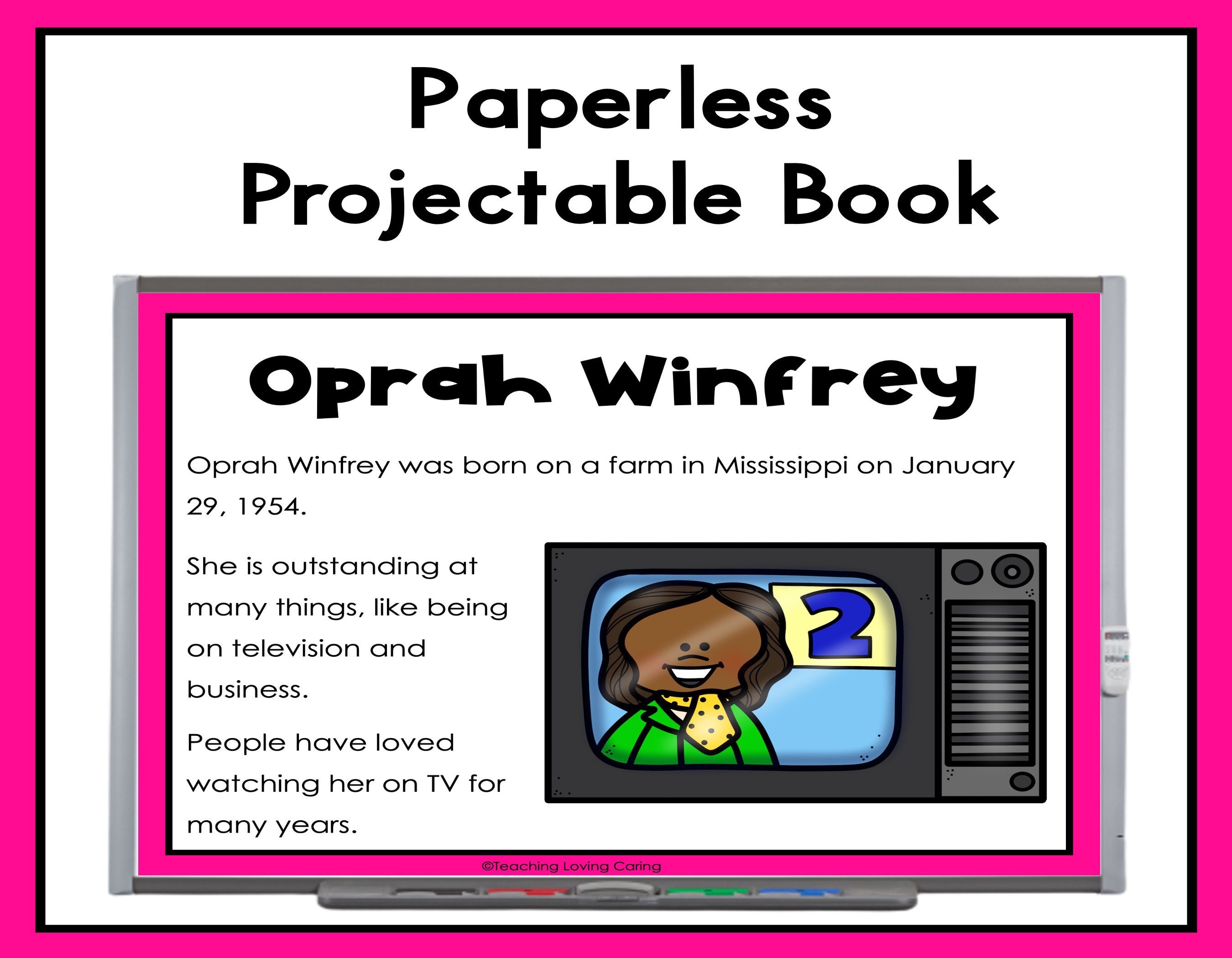 Women's History Reading Comprehension Oprah Winfrey - Etsy