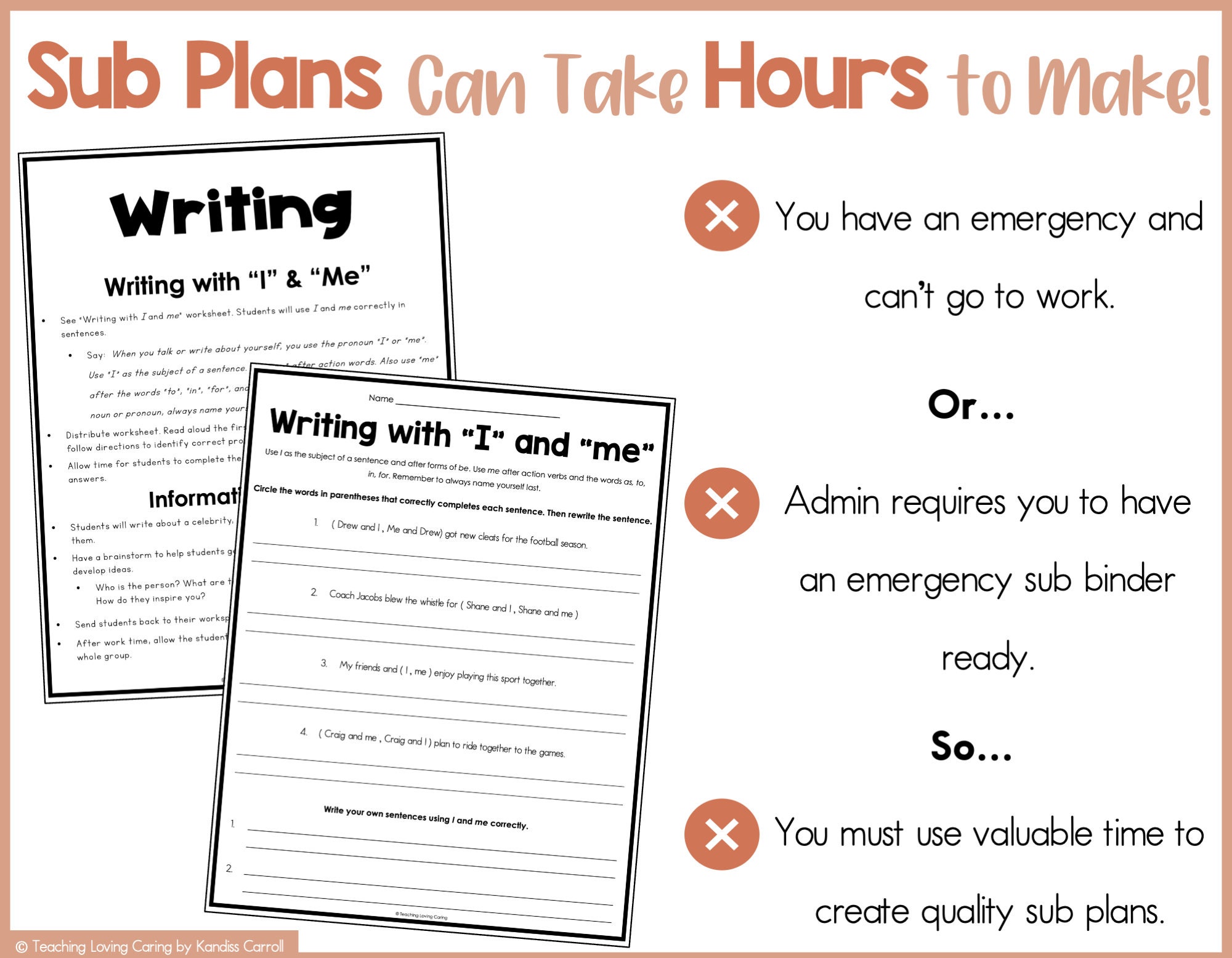 Fifth Grade Emergency Sub Plans: No-prep, Back to School - Etsy