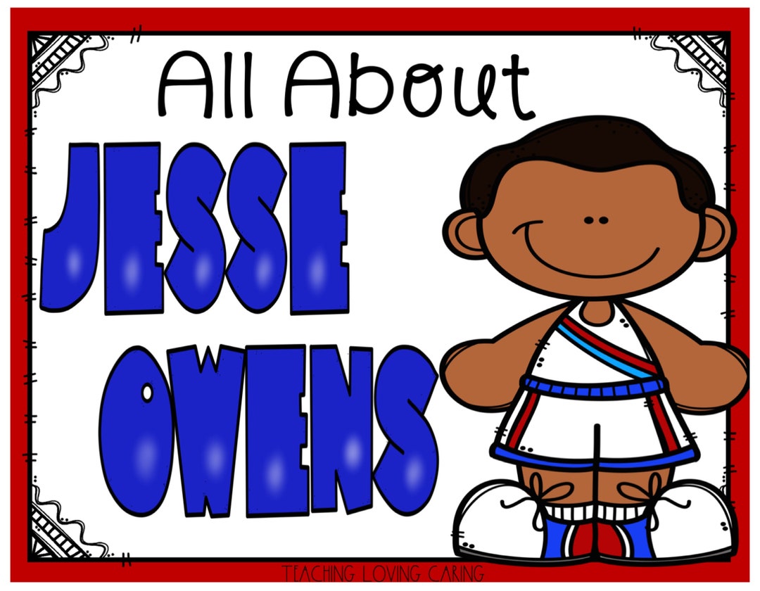 Black History Month Reading Comprehension All About Jesse Owens - Etsy
