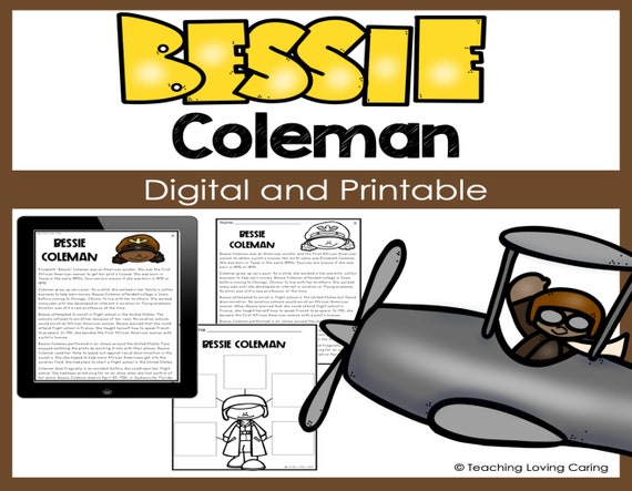 Bessie Coleman Comprehension