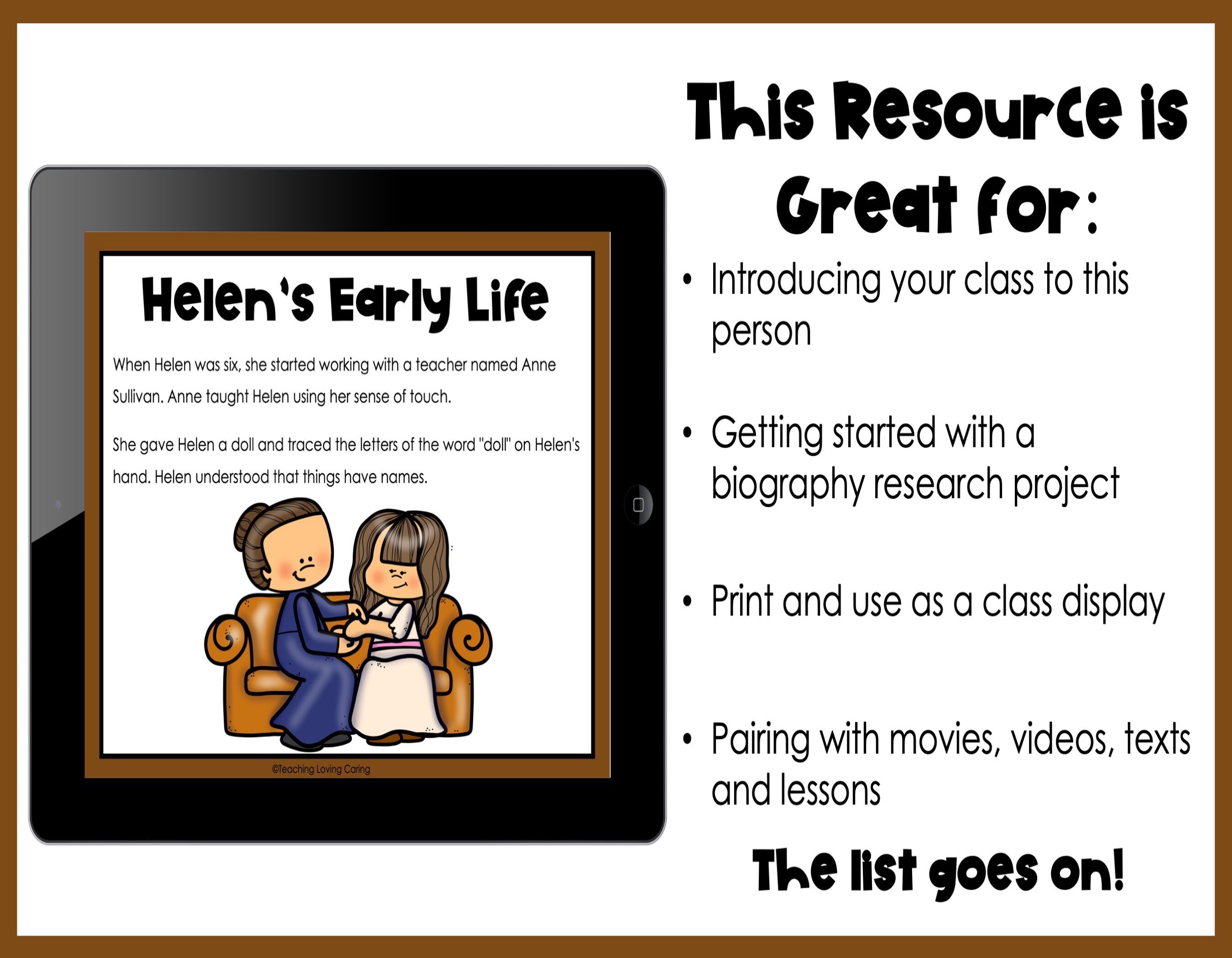Women's History Reading Comprehension Helen Keller - Etsy