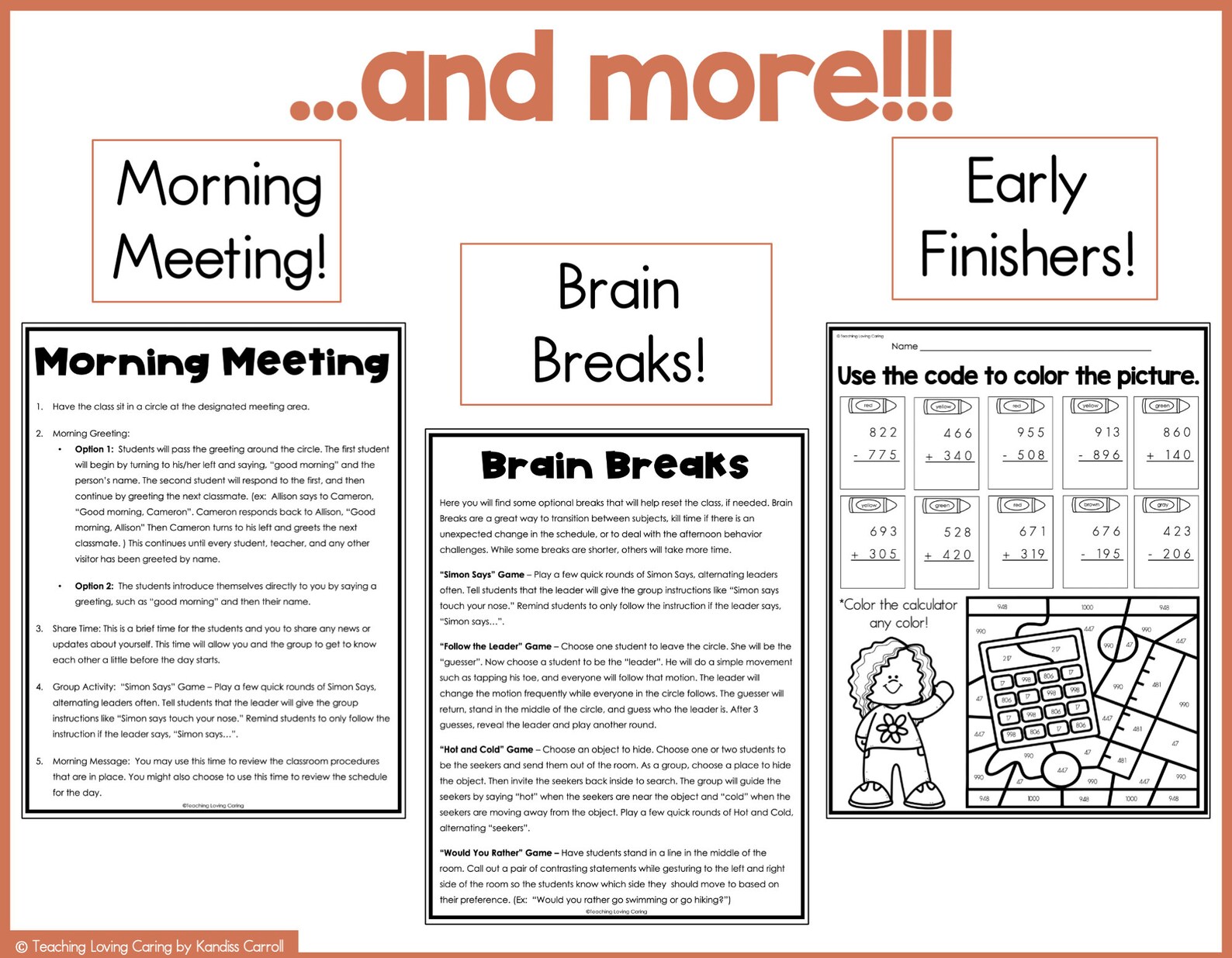 Third Grade Emergency Sub Plans for Back to School Sub Binder or Sub ...