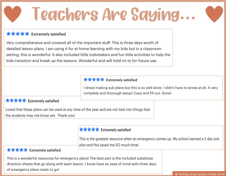 Fifth Grade Emergency Sub Plans for Back to School Sub Binder or Sub ...