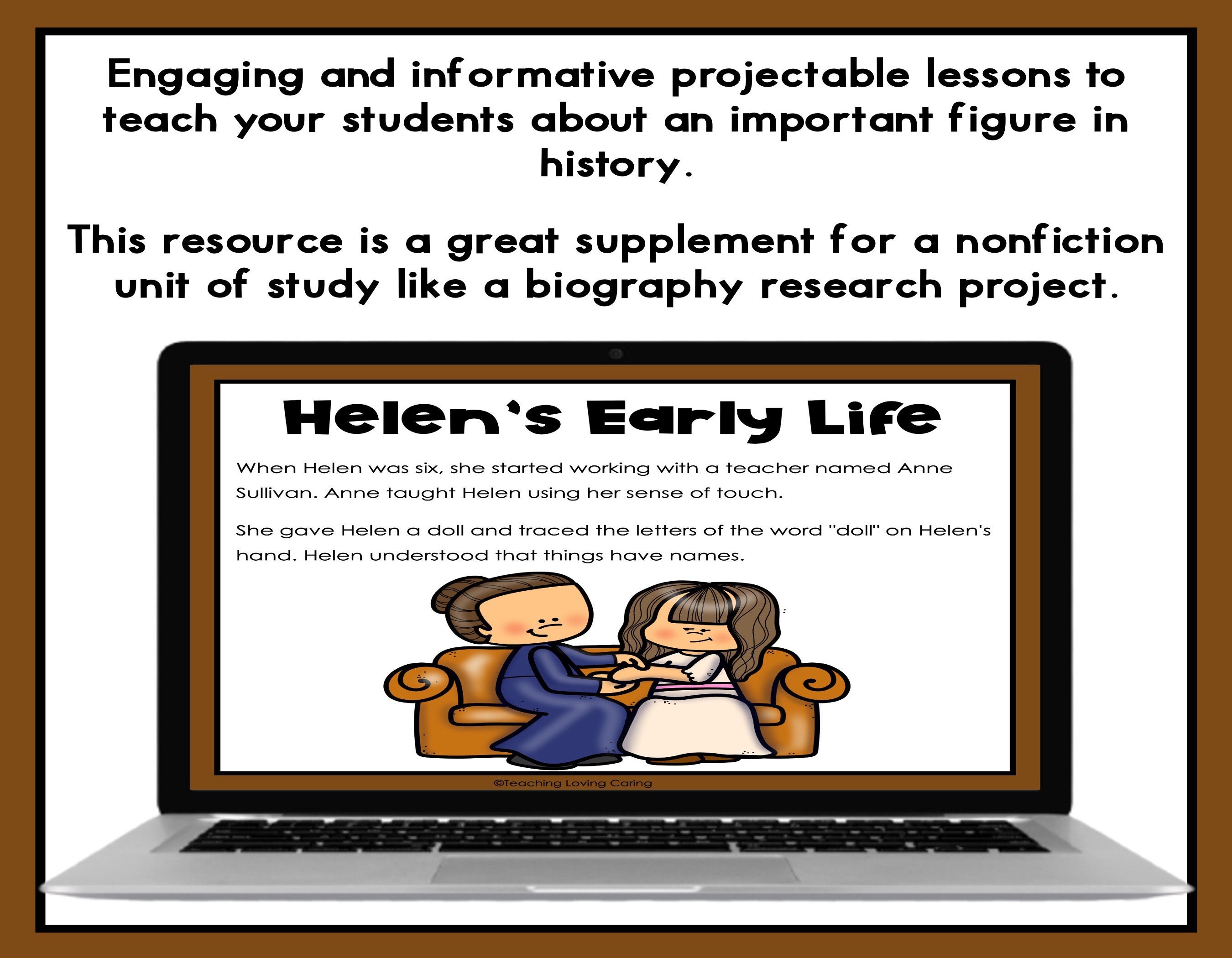Women's History Reading Comprehension Helen Keller - Etsy