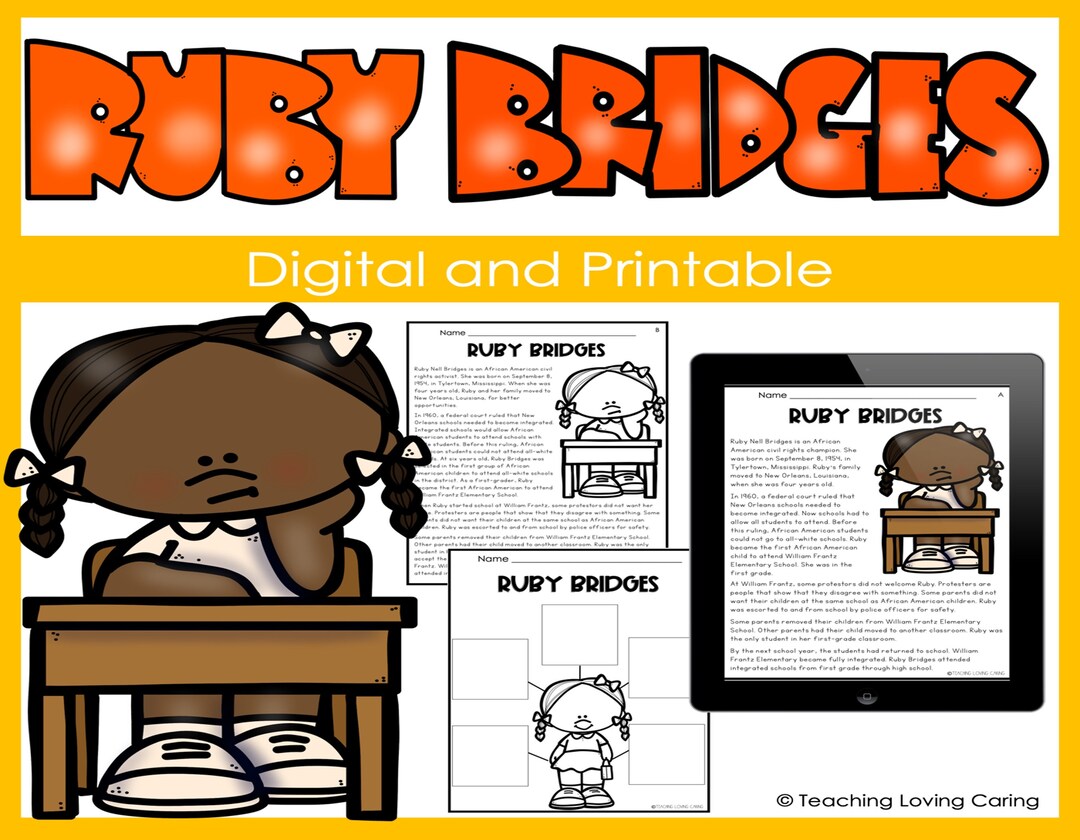 Black History Month | Women's History Month | Ruby Bridges Reading ...