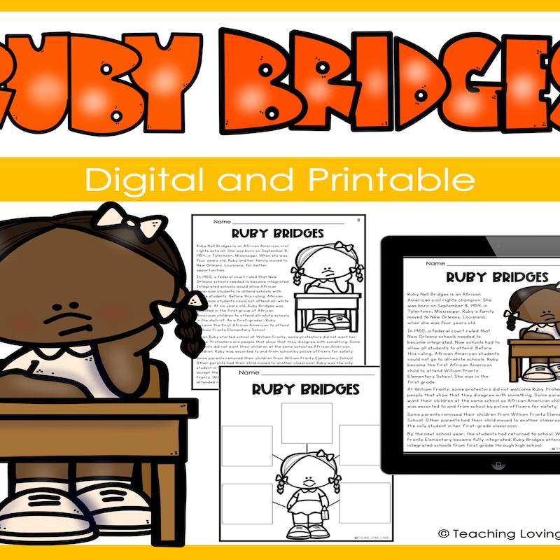 Ruby Bridges - Etsy