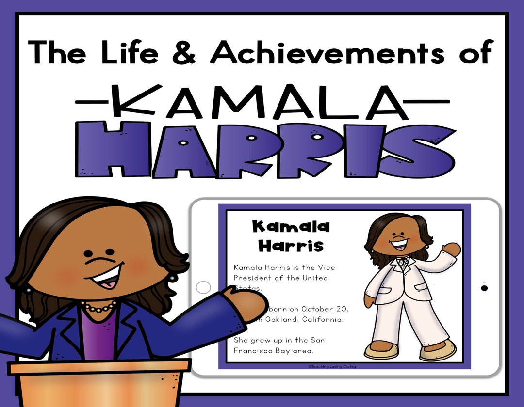 Women's History Reading Comprehension Kamala Harris - Etsy
