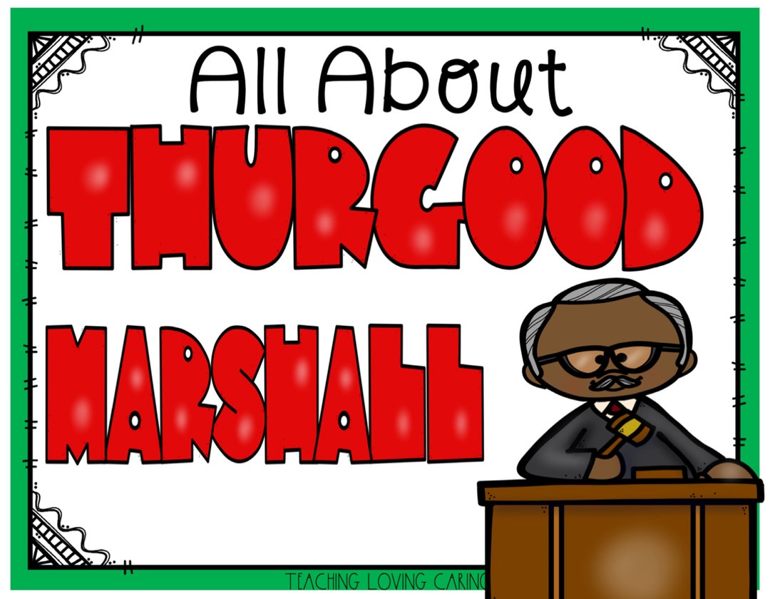 Black History Month Reading Comprehension All About Thurgood Marshall ...