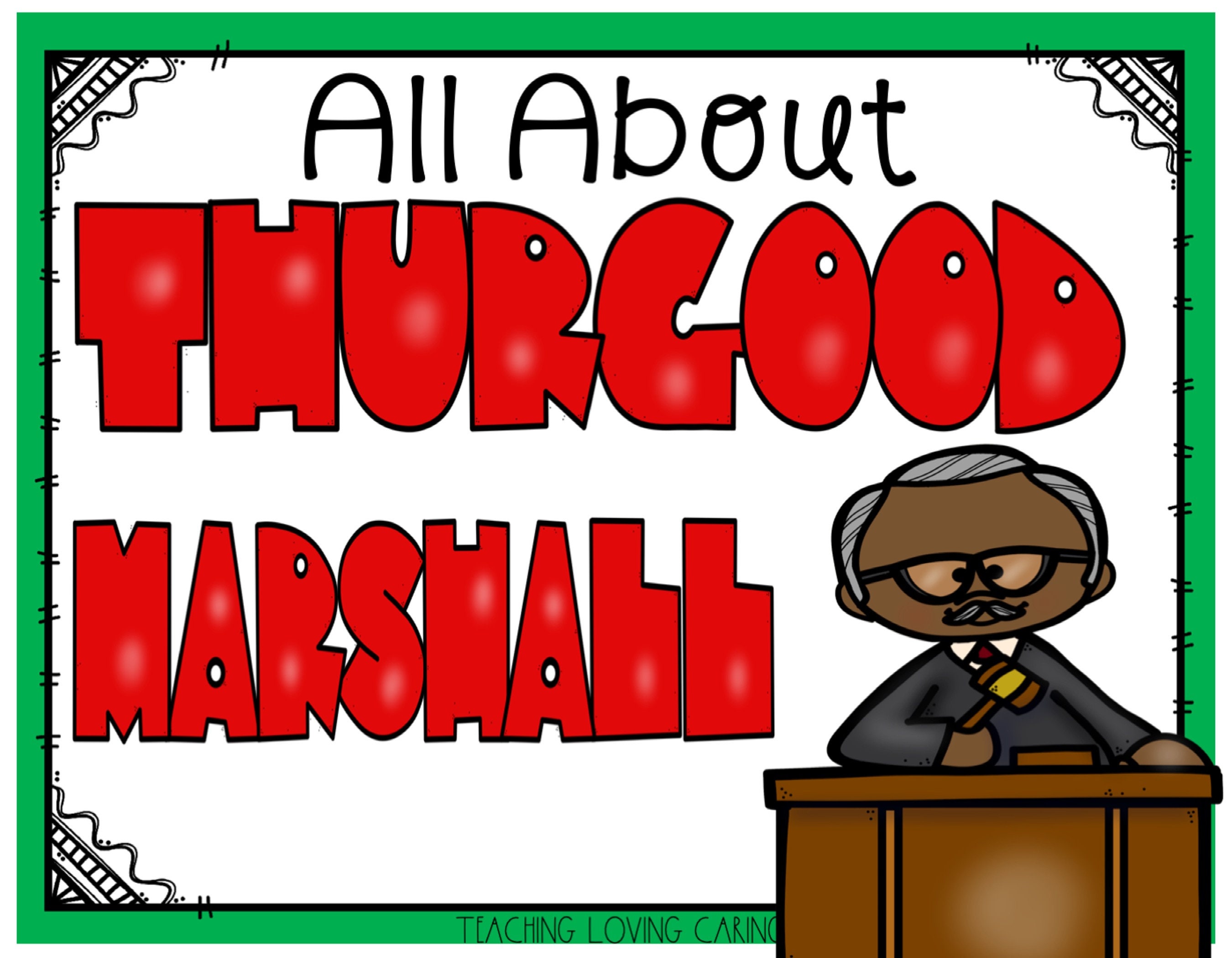 Thurgood Marshall Coloring Page