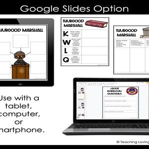 Black History Month Reading Comprehension Thurgood Marshall - Etsy