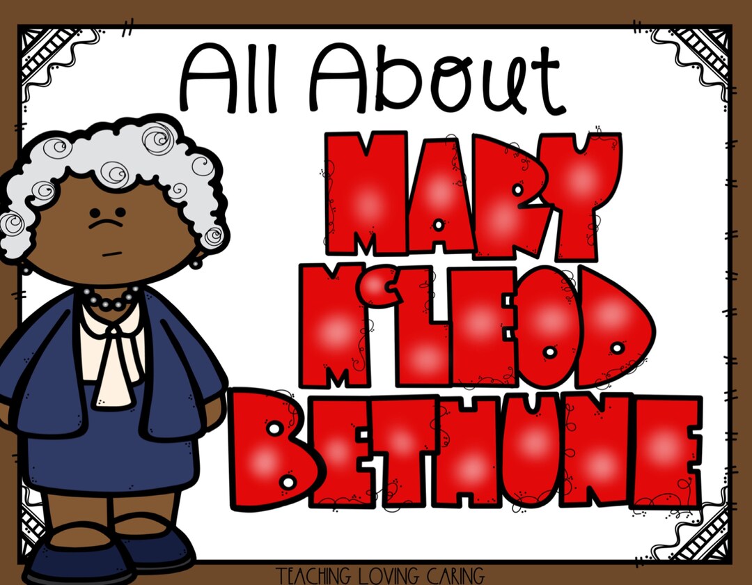 Black History | Women's History | Reading Comprehension | Mary Mcleod ...