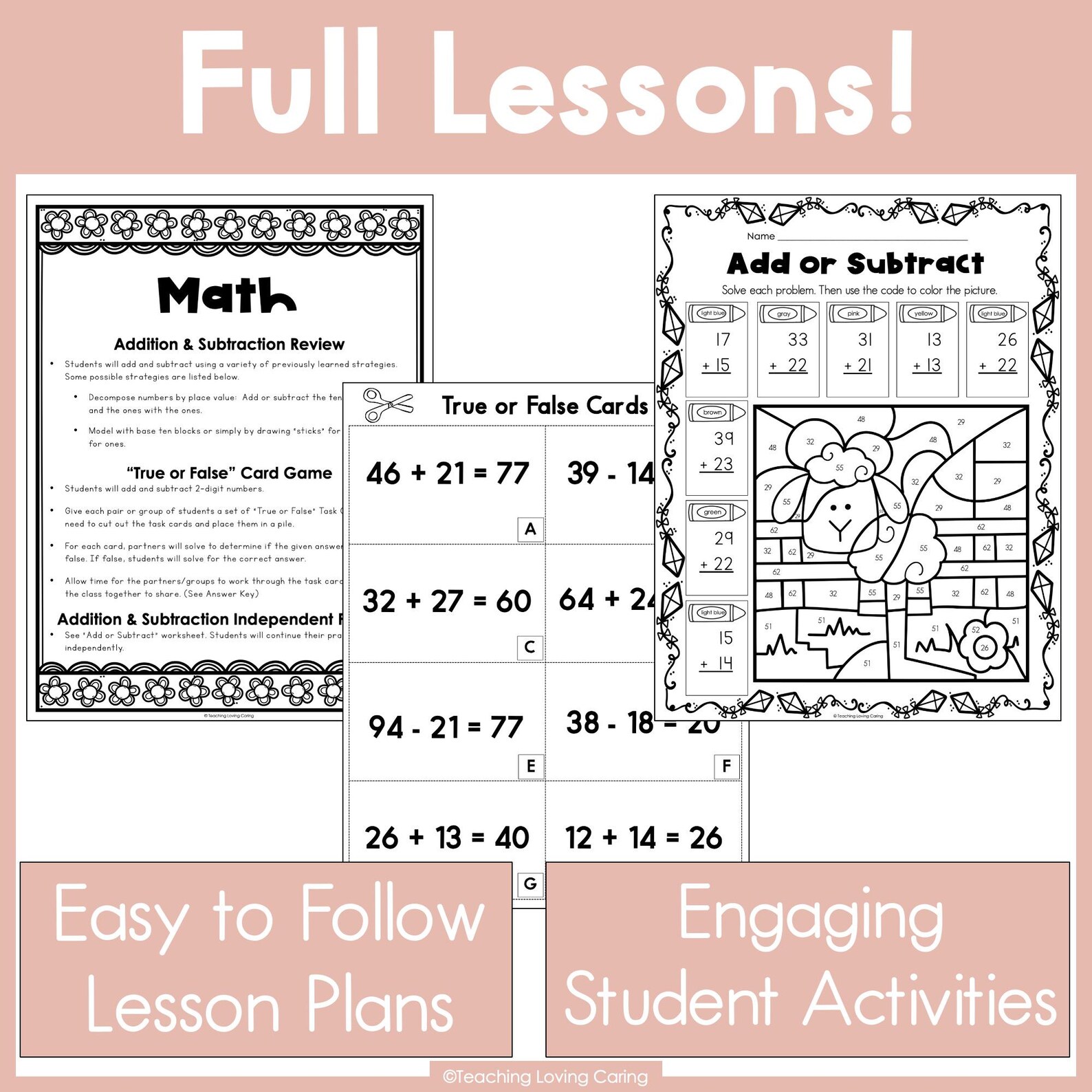 First Grade Sub Plans for Spring Sub Binder or Sub Tub | No Prep 3-day ...