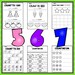 Counting and Cardinality Math Worksheets - Etsy