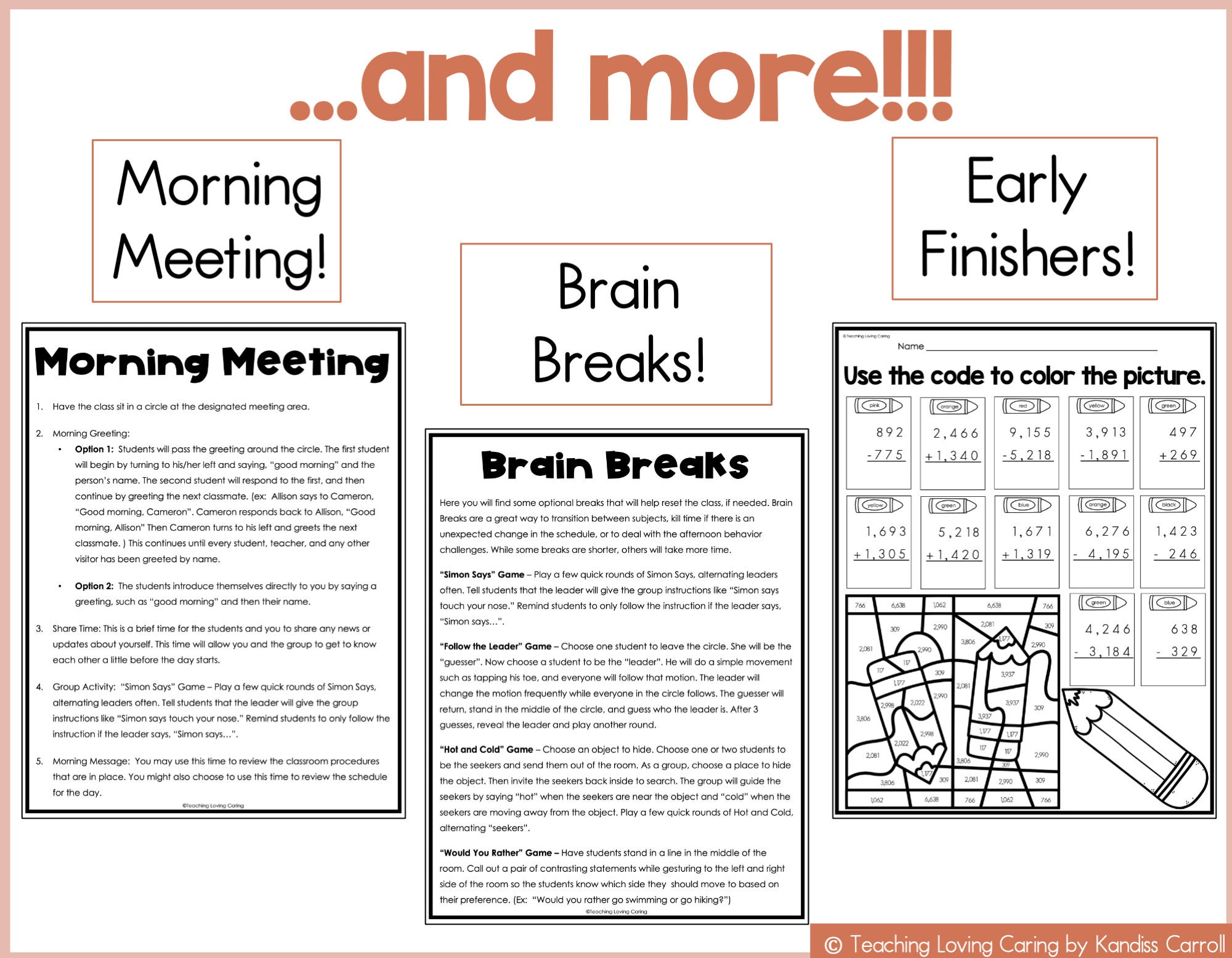 Fourth Grade Emergency Sub Plans: No-prep Back to School Binder - Etsy