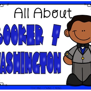 Black History Month Reading Comprehension All About Booker T ...
