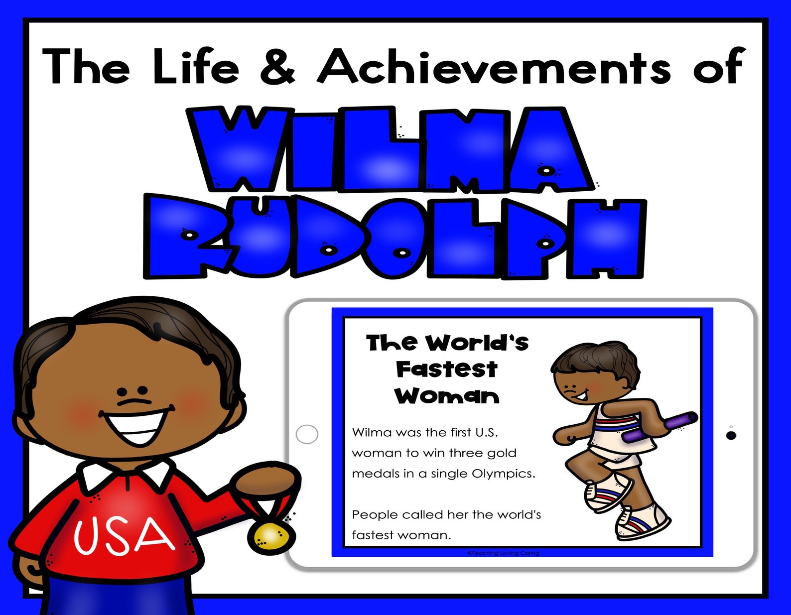 Women's History Reading Comprehension Wilma Rudolph - Etsy