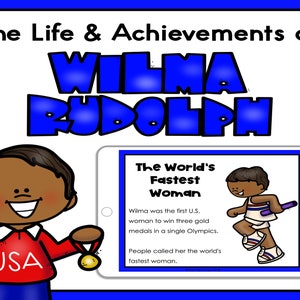 Women's History Reading Comprehension Wilma Rudolph - Etsy