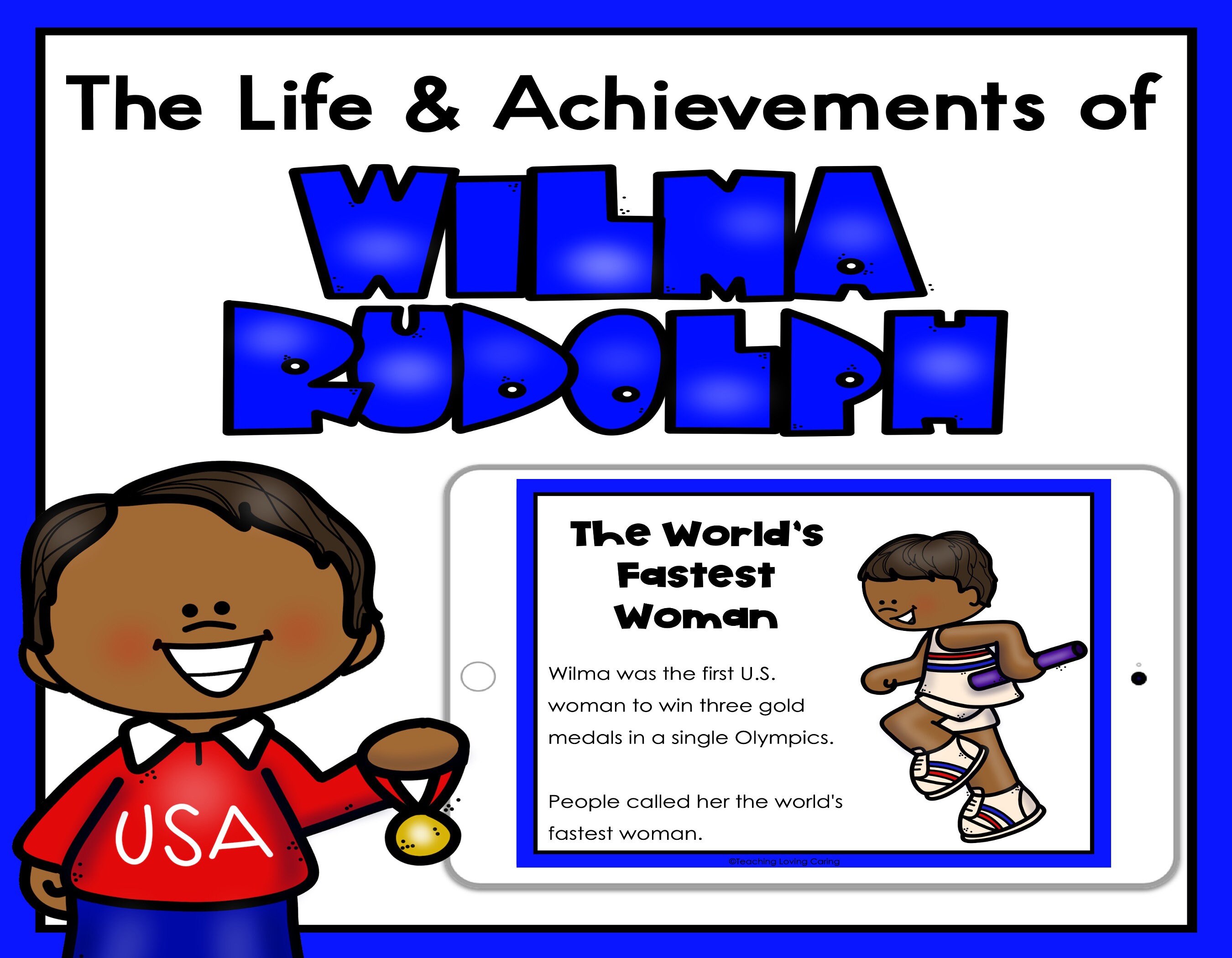 Women's History Reading Comprehension Wilma Rudolph - Etsy
