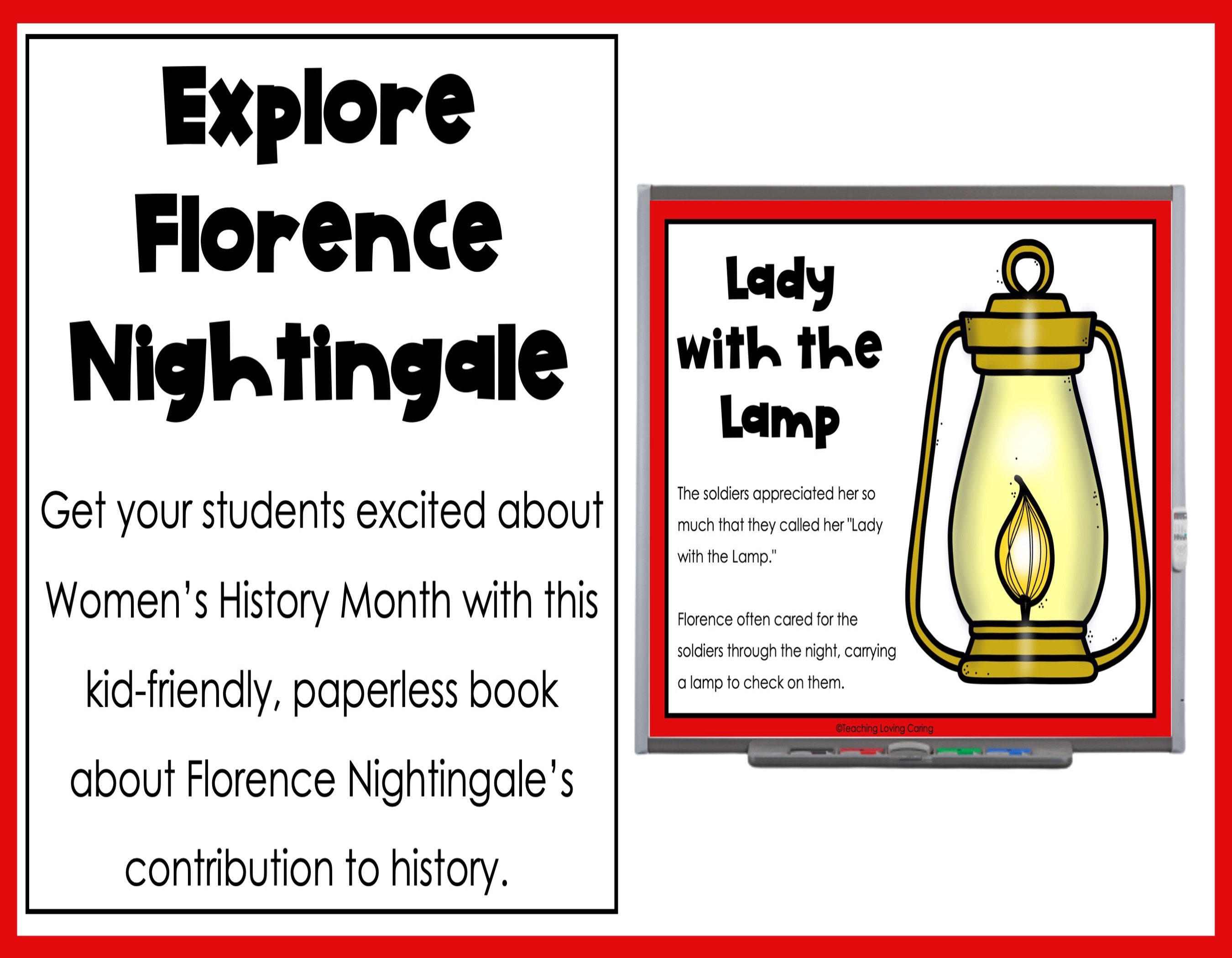 Women's History Reading Comprehension Florence Nightingale - Etsy