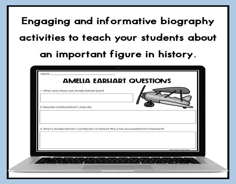 Amelia Earhart Women's History Reading Comprehension - Etsy
