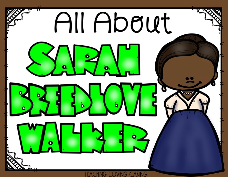 Black History | Women's History | Reading Comprehension | Madam CJ ...