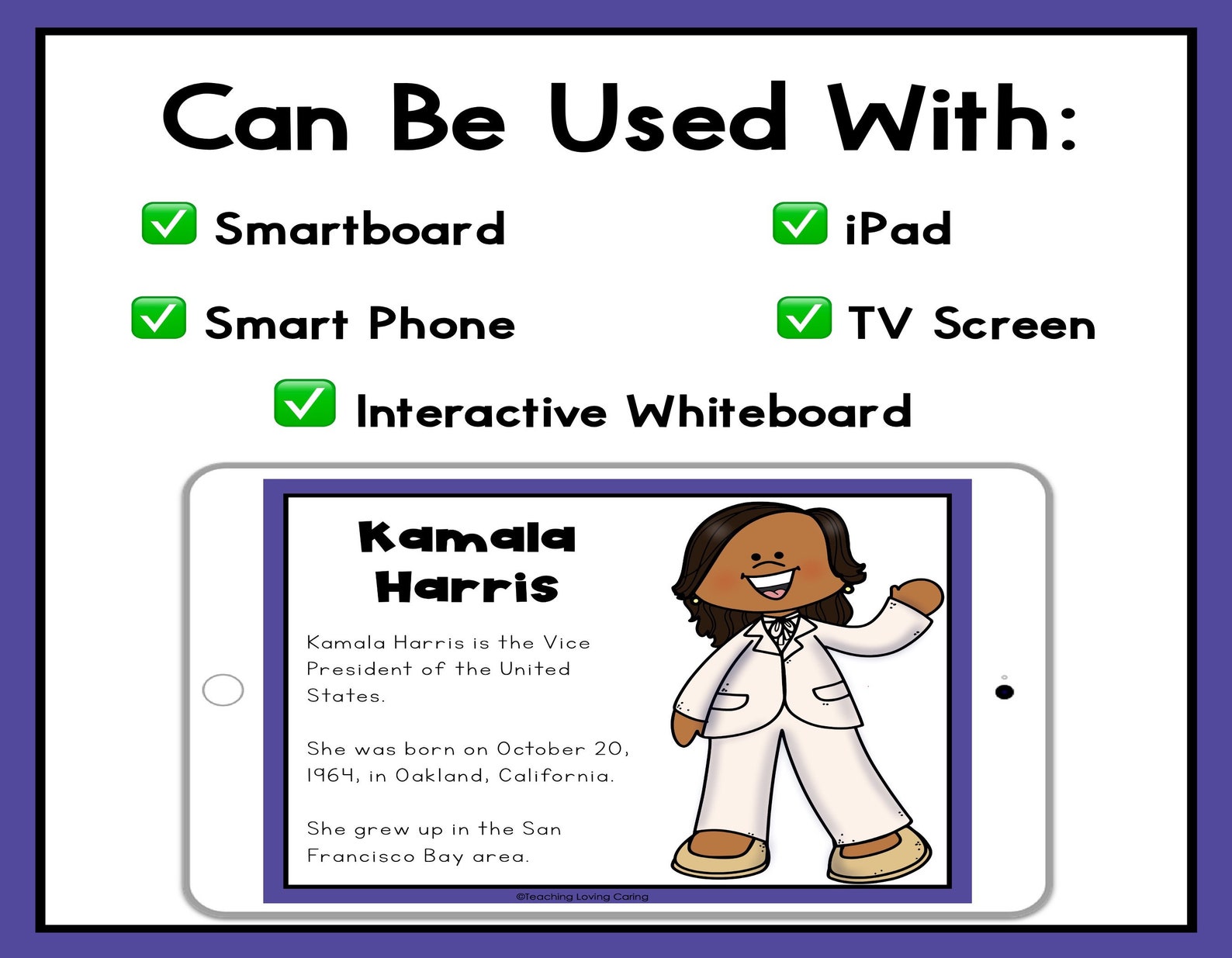 Women's History Reading Comprehension Kamala Harris - Etsy